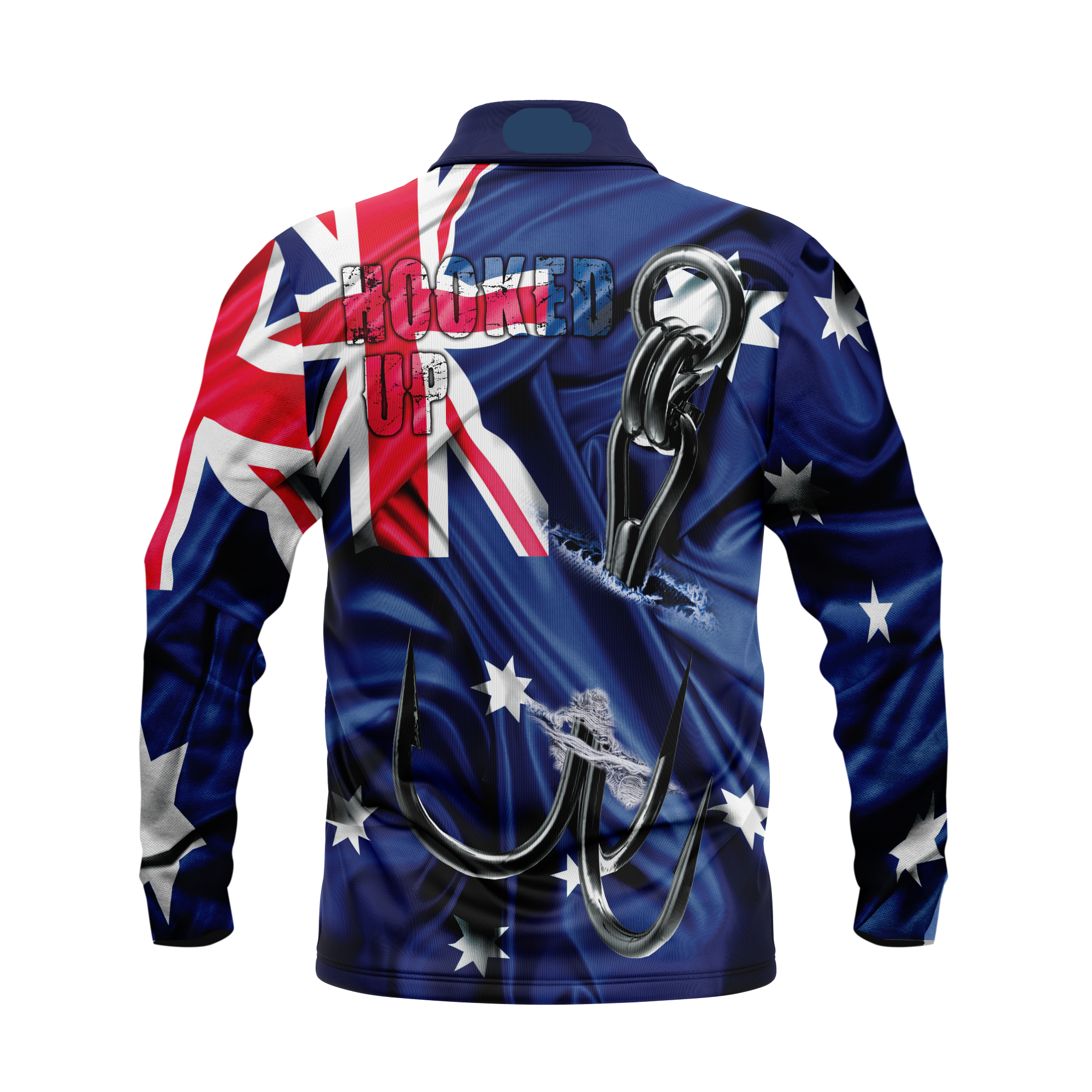 Aussie Hooked up Fishing Shirt | UV50+| Quick dry | Customisable