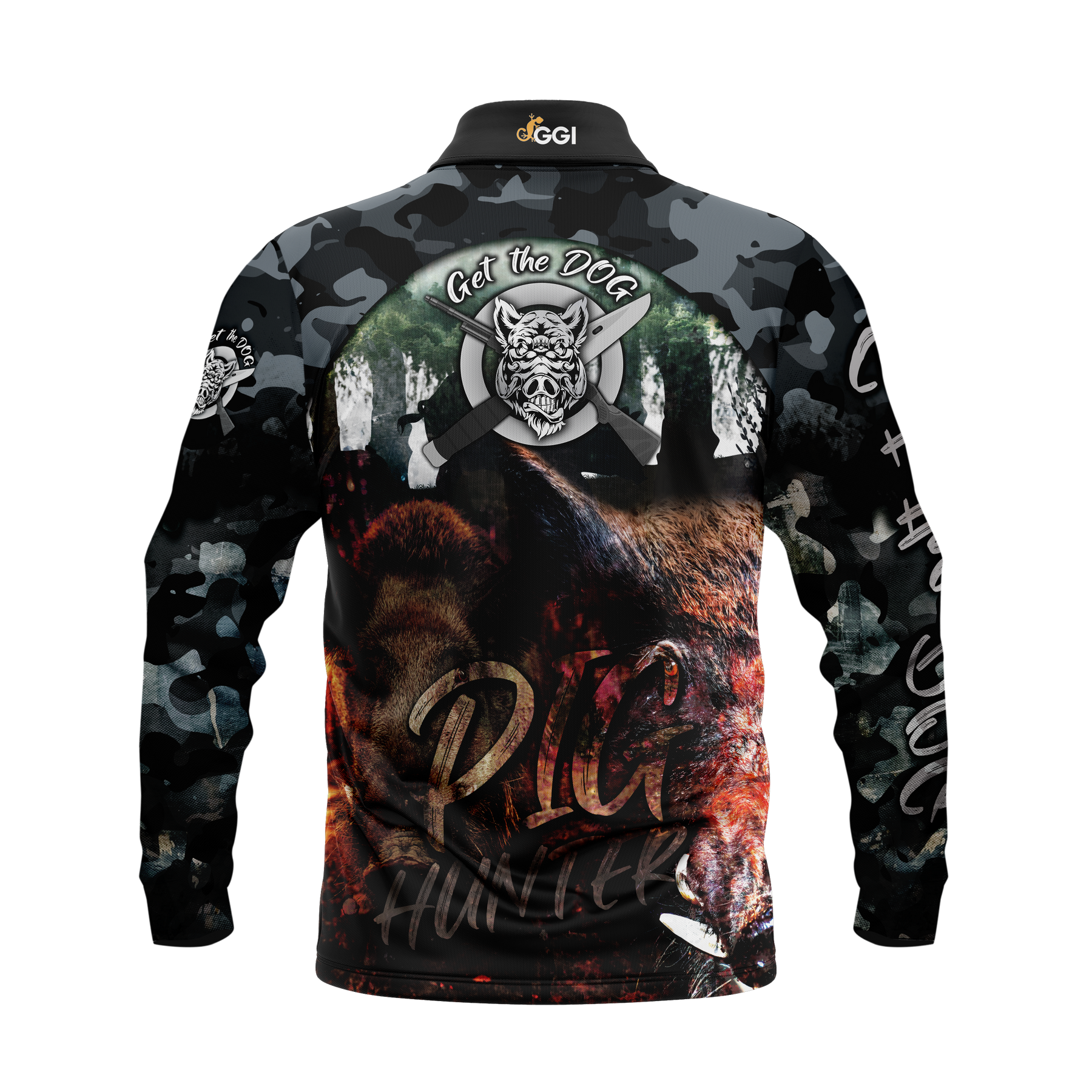 Pig Hunter Fishing Shirt | UV50+| Quick dry | Customisable