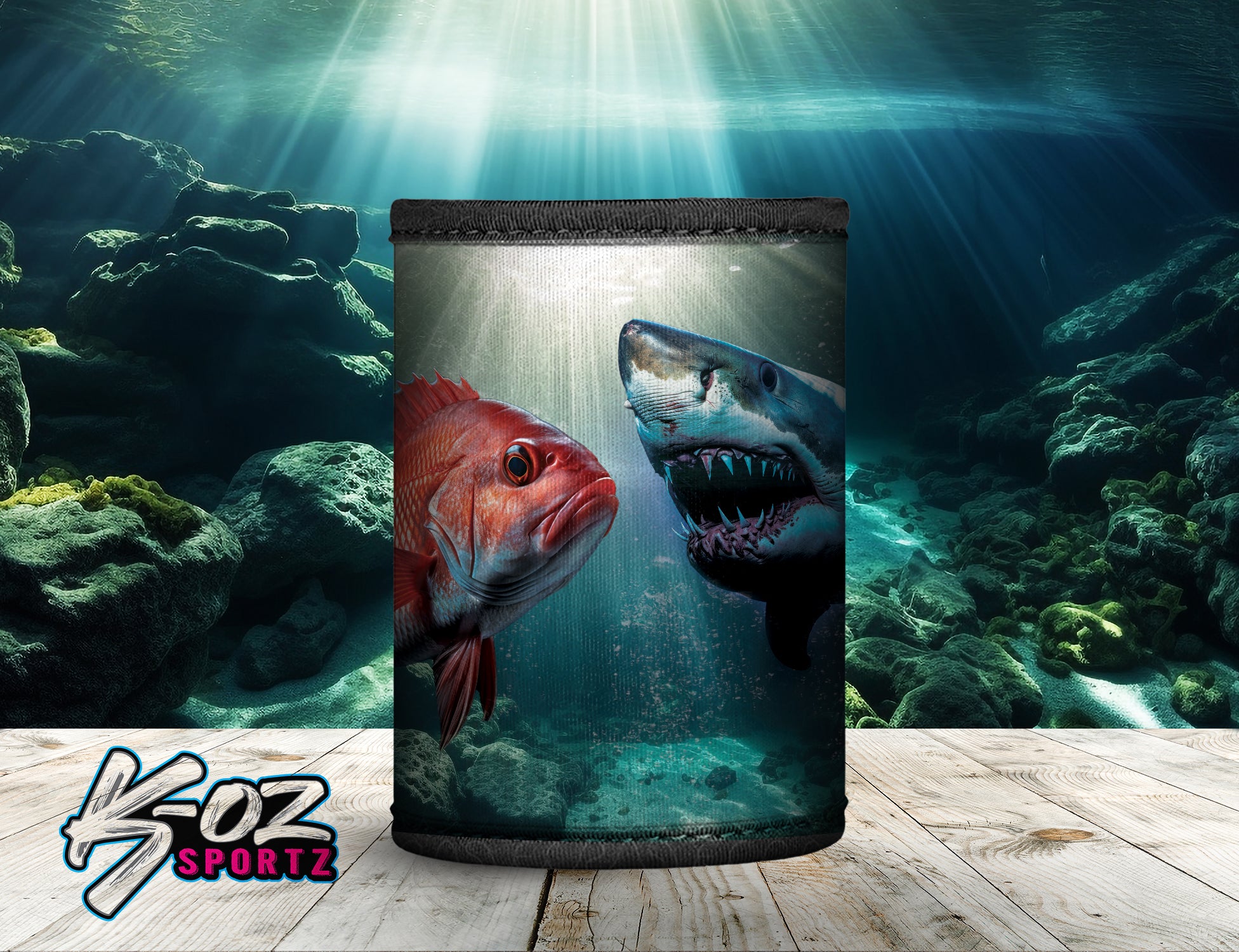 Cooler Deep sea Fishing - stubby cooler